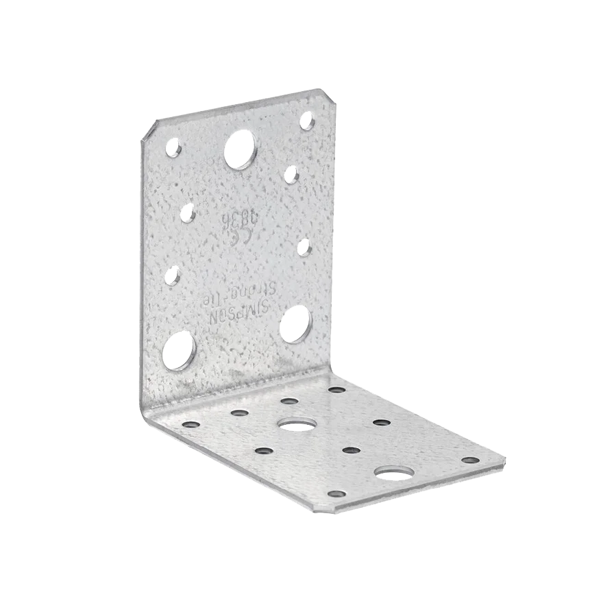 Galv. vinkelbeslag 105 mm u/rib - Beslag - Nordjysk Beslag A/S
