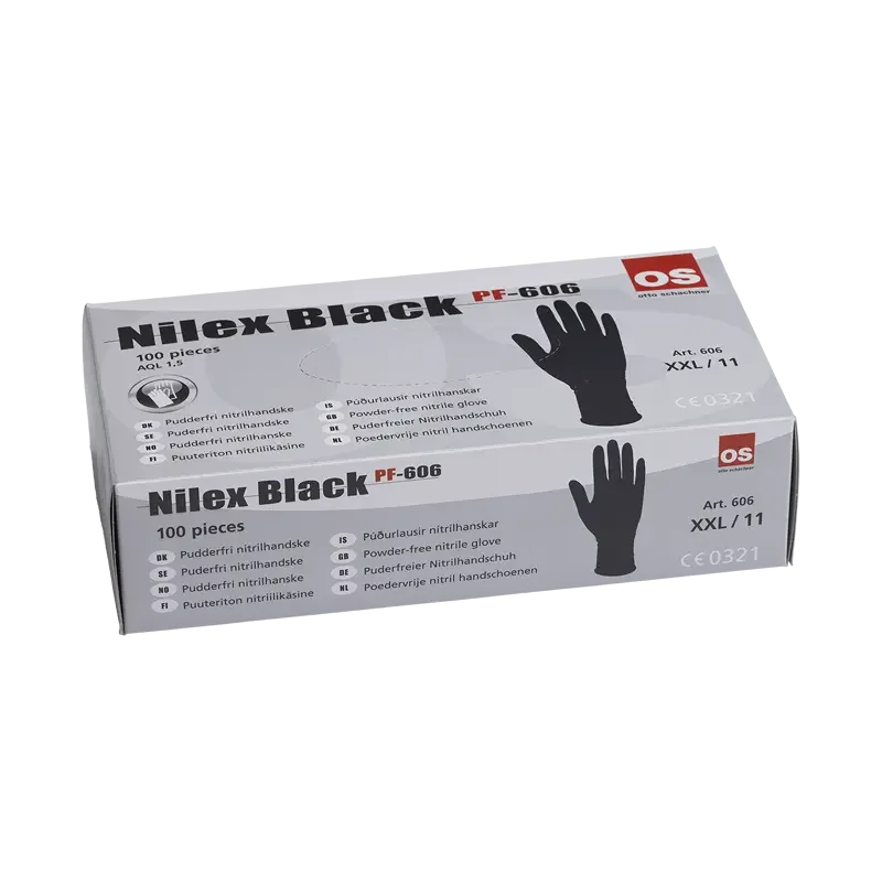 Nilex Black, PF, sort str 9 - Værnemidler - Nordjysk Beslag A/S